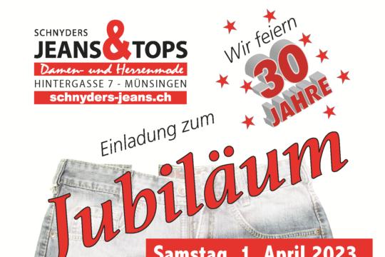 30 Jahr-Jubiläum